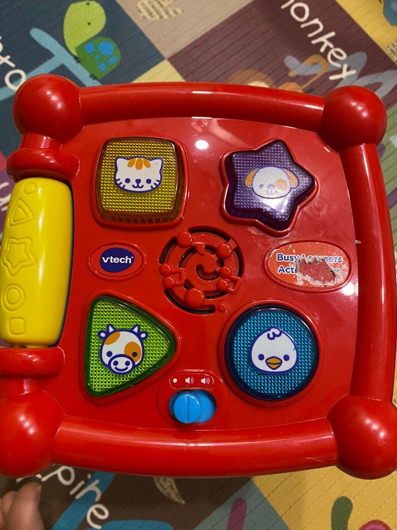 Vtech busy learner activity cube, Babies & Kids, Infant Playtime on ...