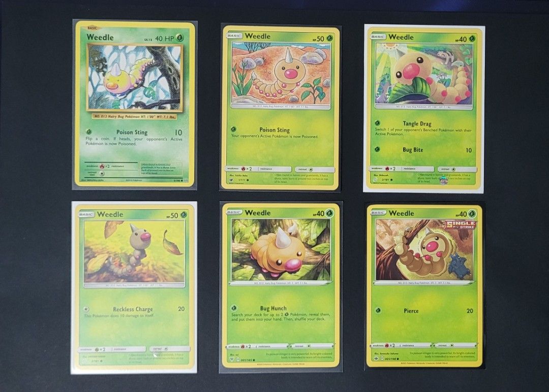 Weedle + Kakuna + Beedrill - Jap and Eng Commons / Uncommons / Rare ...