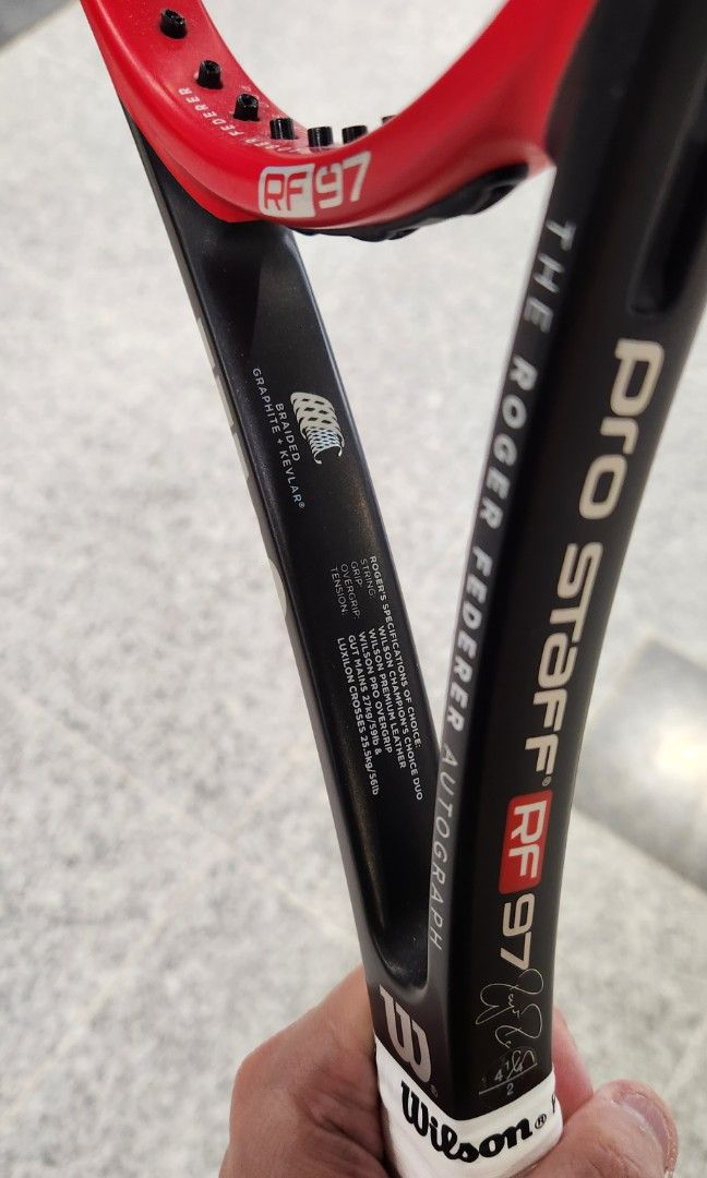 Wilson Prostaff 97 Autograph, Sports Equipment, Sports & Games, Racket ...