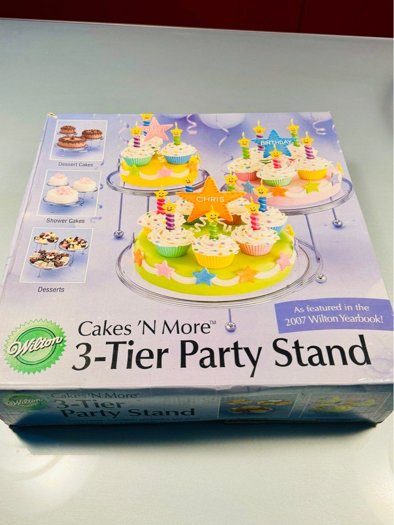 Wilton 3-tier party stand, Furniture & Home Living, Kitchenware ...