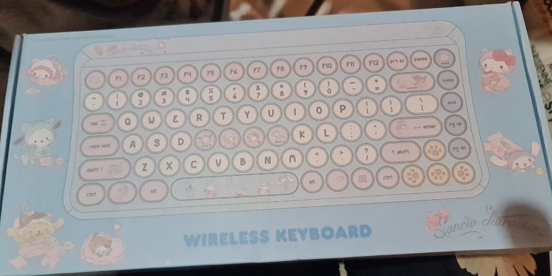 Wireless keyboard Sanrio, Computers & Tech, Parts & Accessories ...