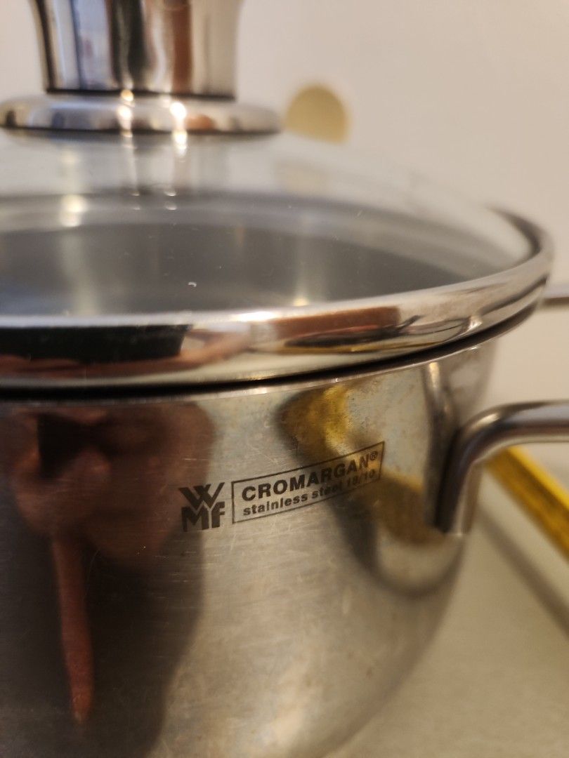 WMF stainless steel pot 15cm, Furniture & Home Living, Kitchenware ...