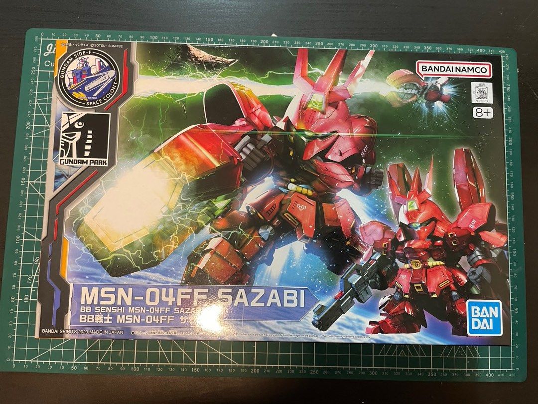 [WTS] SD Gundam Side-F MSN-04FF Sazabi, Hobbies & Toys, Toys & Games on Carousell