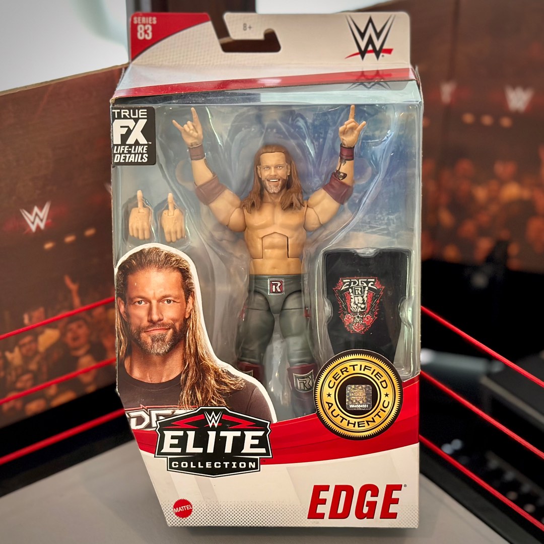 WWE Edge (Elite) / Mattel Wrestling Action Figure / Wrestler, Hobbies ...