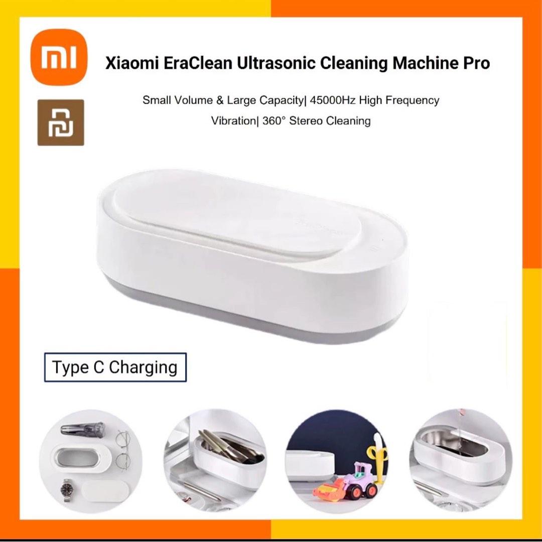 Xiaomi EraClean Ultrasonic Cleaning Machine Pro 45000Hz High Frequency ...
