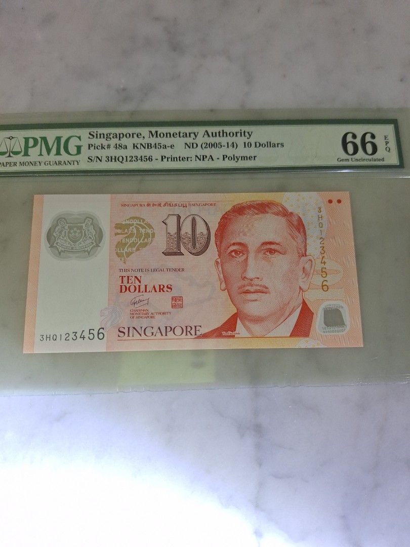 $10-polymer sign by GCT.Ladder.3HQ-123456.PMG66EPQ, Hobbies & Toys ...