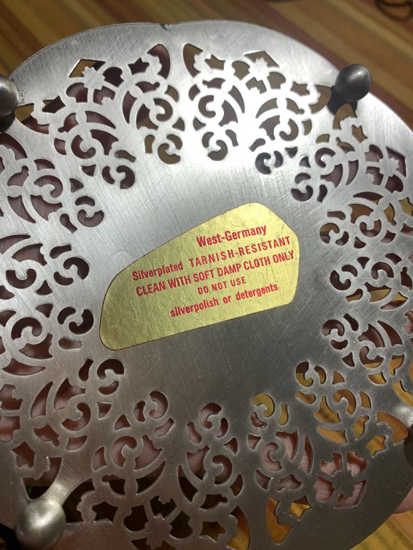 [12] Silverplated Platform, Hobbies & Toys, Memorabilia & Collectibles ...