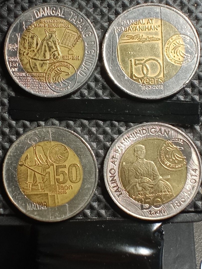 150 yrs 10 piso commemorative coin, Hobbies & Toys, Memorabilia ...