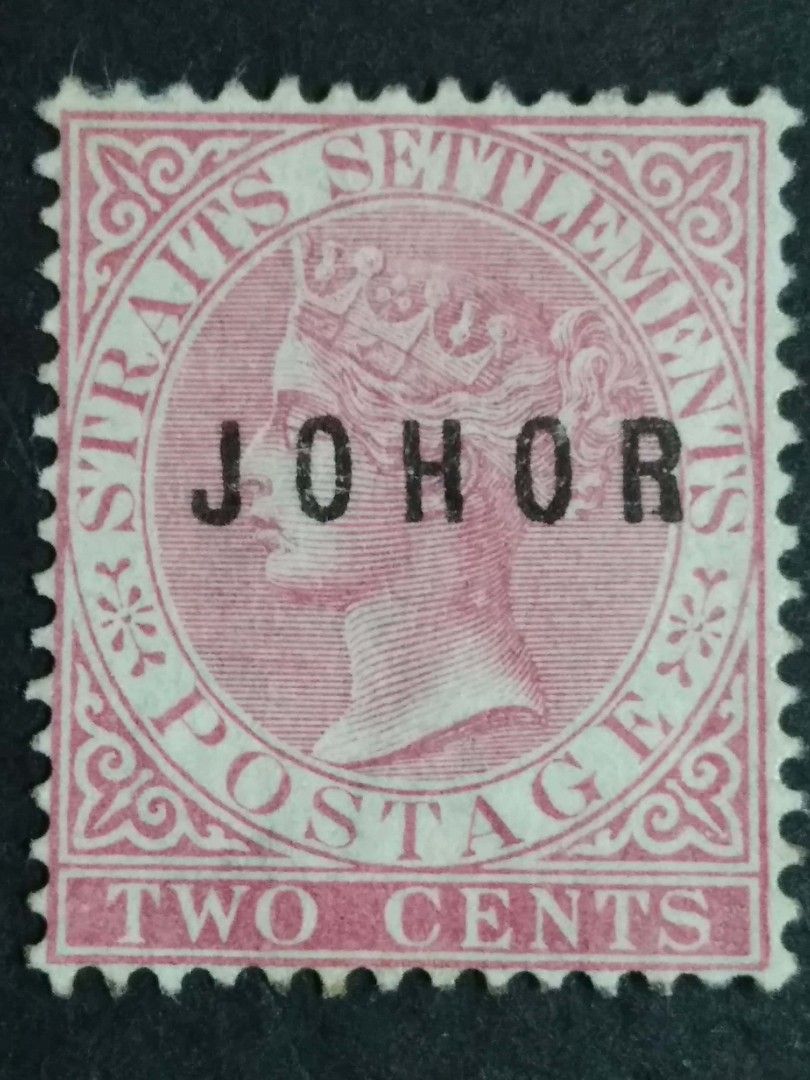 [1625] Straits Settlements 1884-1886 Johore Malaya Overprint Johor On ...