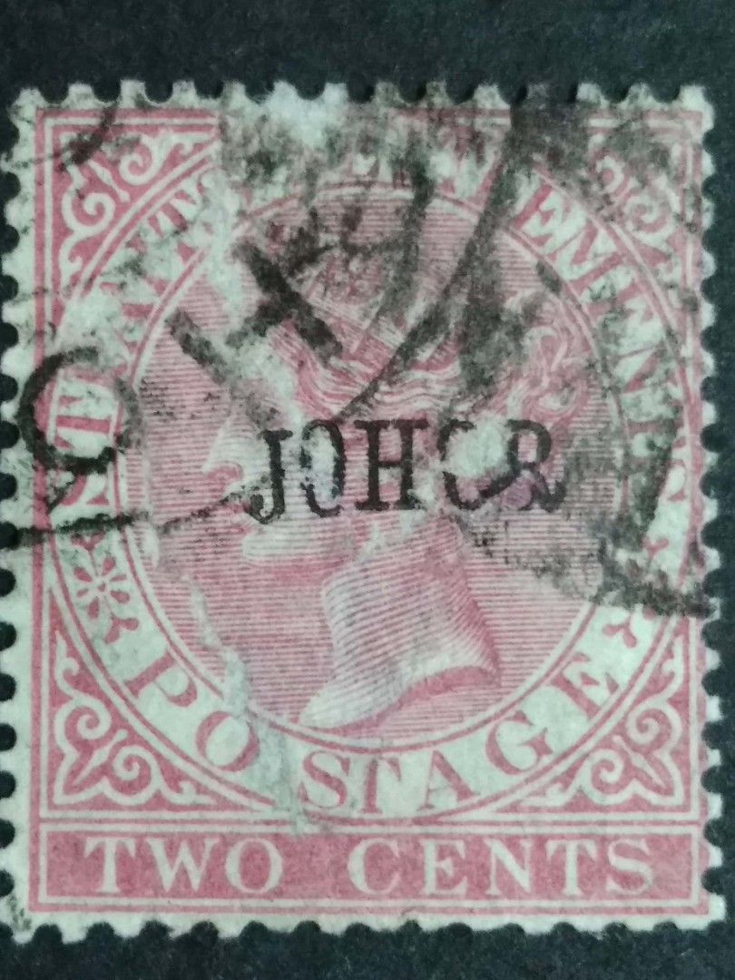 [1633] Straits Settlements 1884-1886 Johore Malaya Overprint Johor On ...