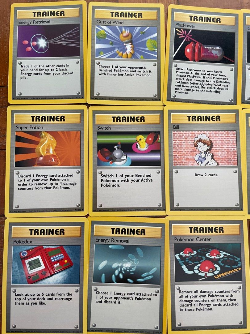 1995 Pokémon Trainer Cards: 49 cards, Hobbies & Toys, Memorabilia ...