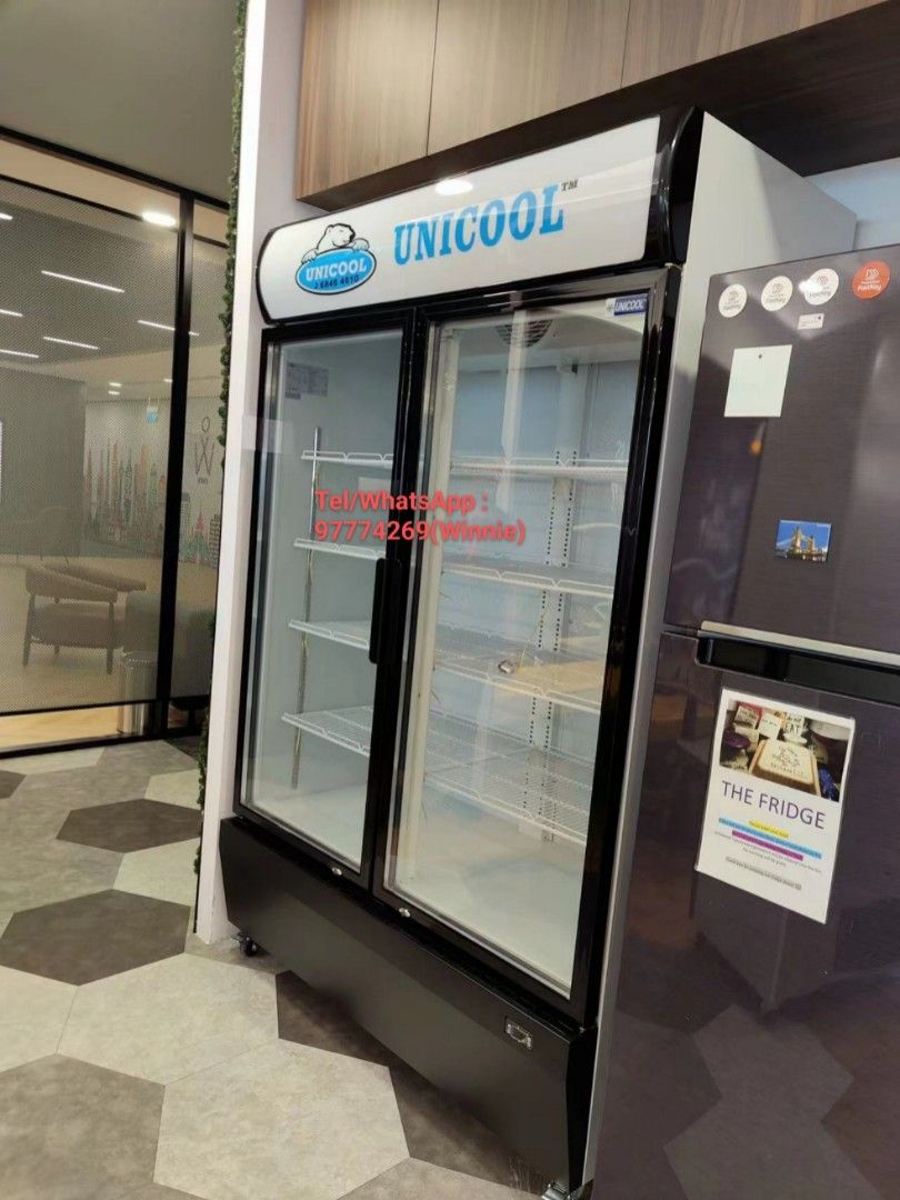 2 Glass Door Chiller (UNICOOL), TV & Home Appliances, Kitchen ...