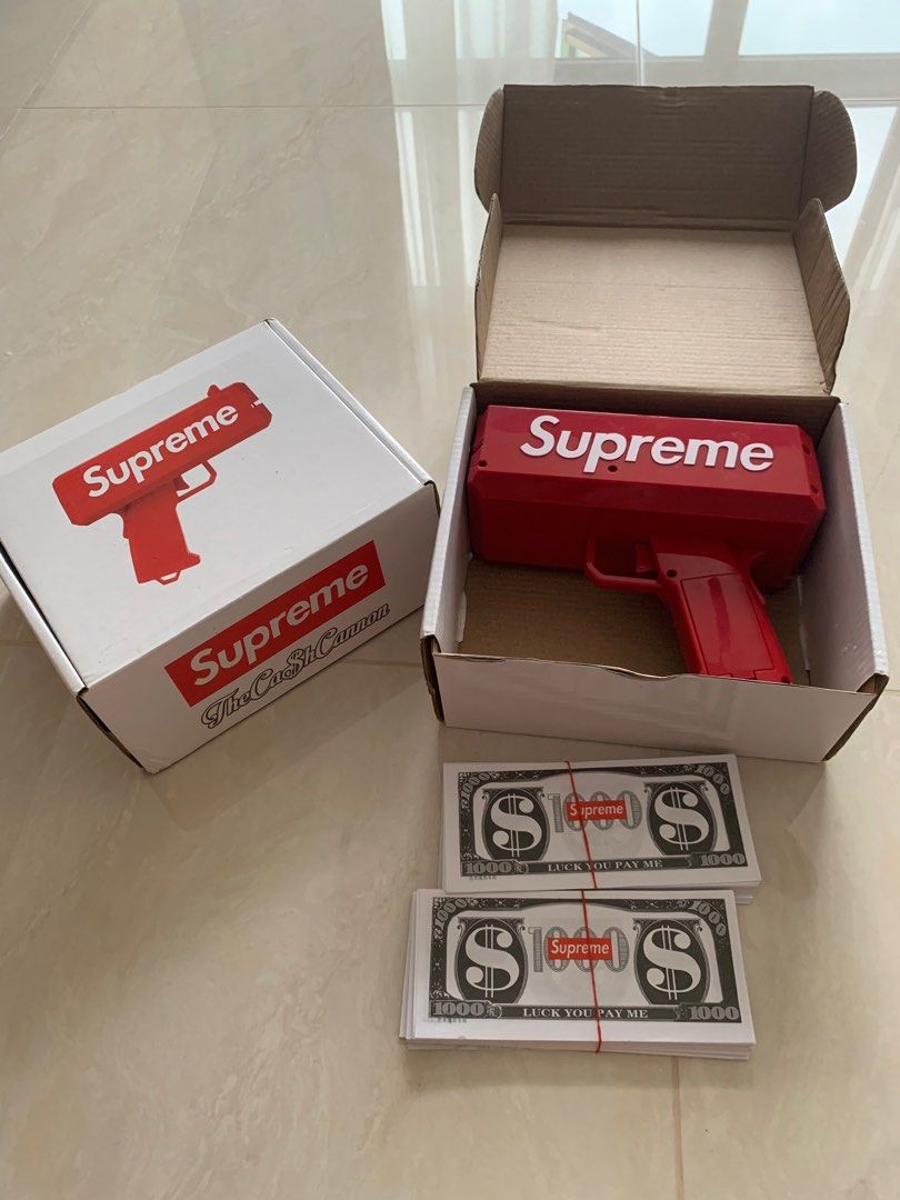 2 x Supreme cash gun / cannon, Hobbies & Toys, Stationery & Craft ...