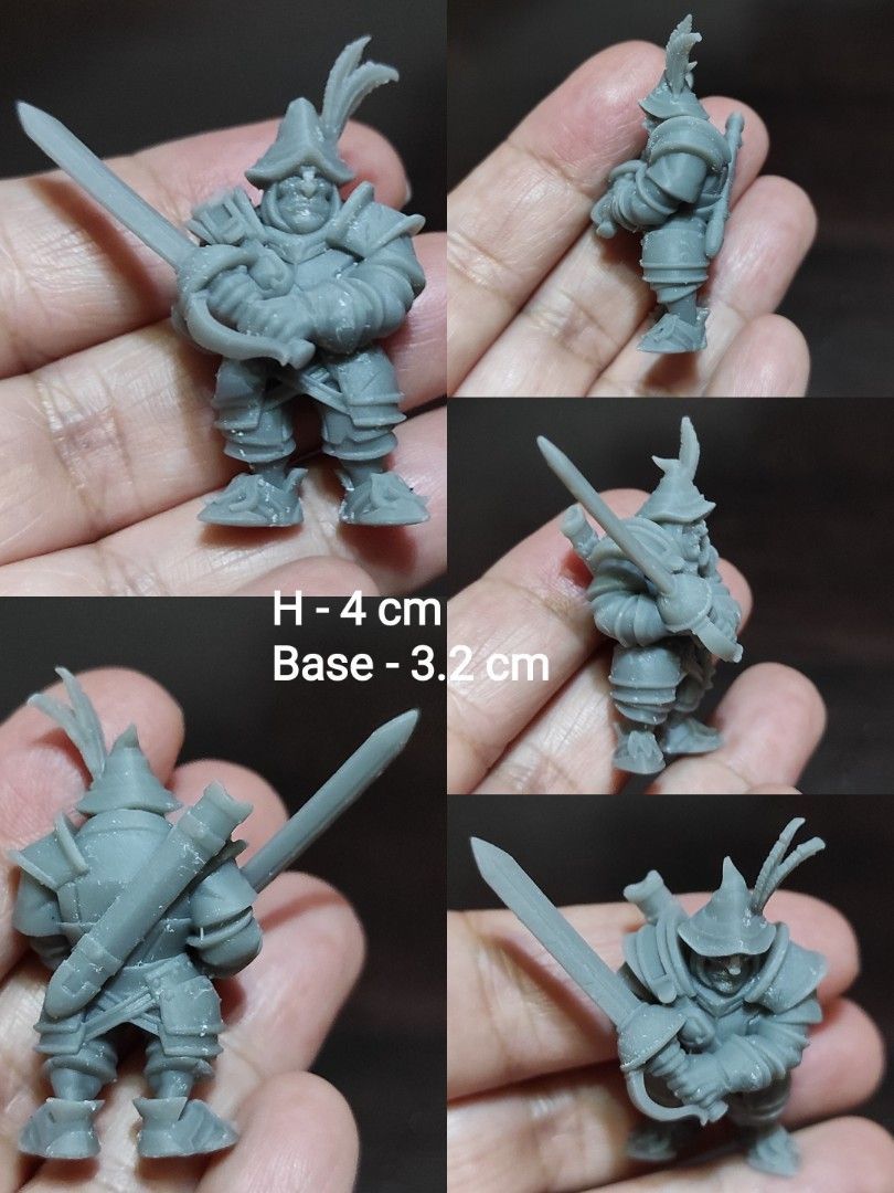 3D Printed Resin Various Miniature Video Characters, Hobbies & Toys ...