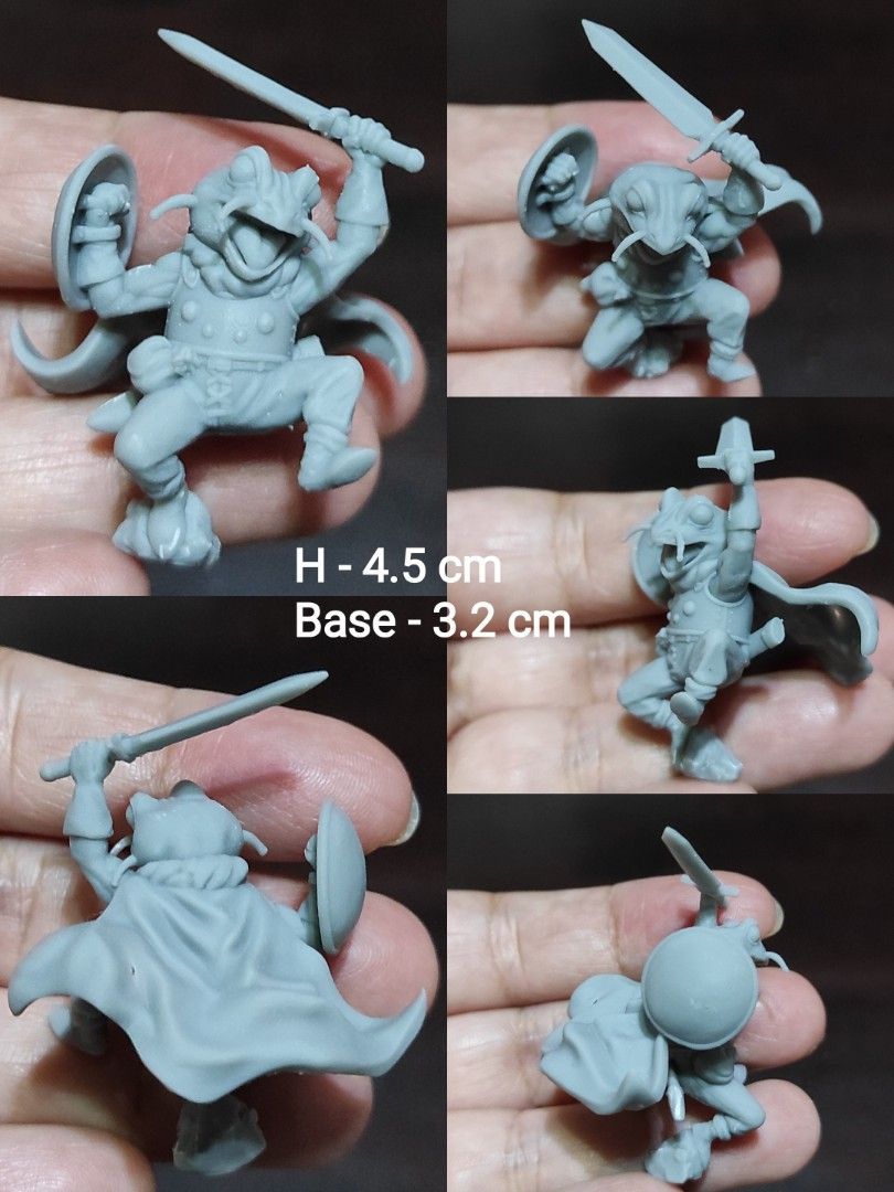 3D Printed Resin Various Miniature Video Characters, Hobbies & Toys ...
