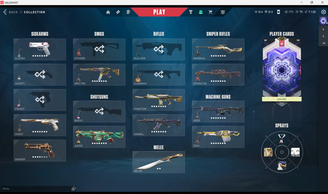 4 Knives 14 VP Skins Cheap Valorant Account, Video Gaming, Gaming ...