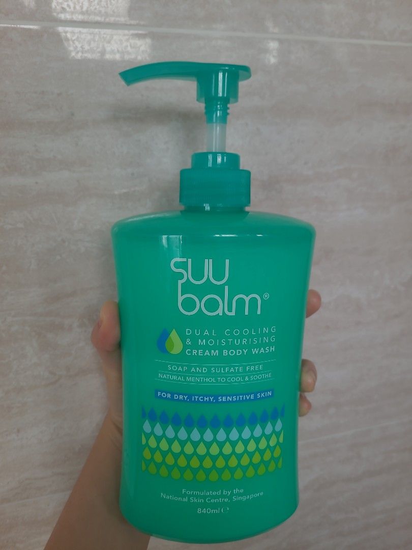 840ml Suu Balm Dual Cooling & Moisturising Cream Body Wash, Beauty ...