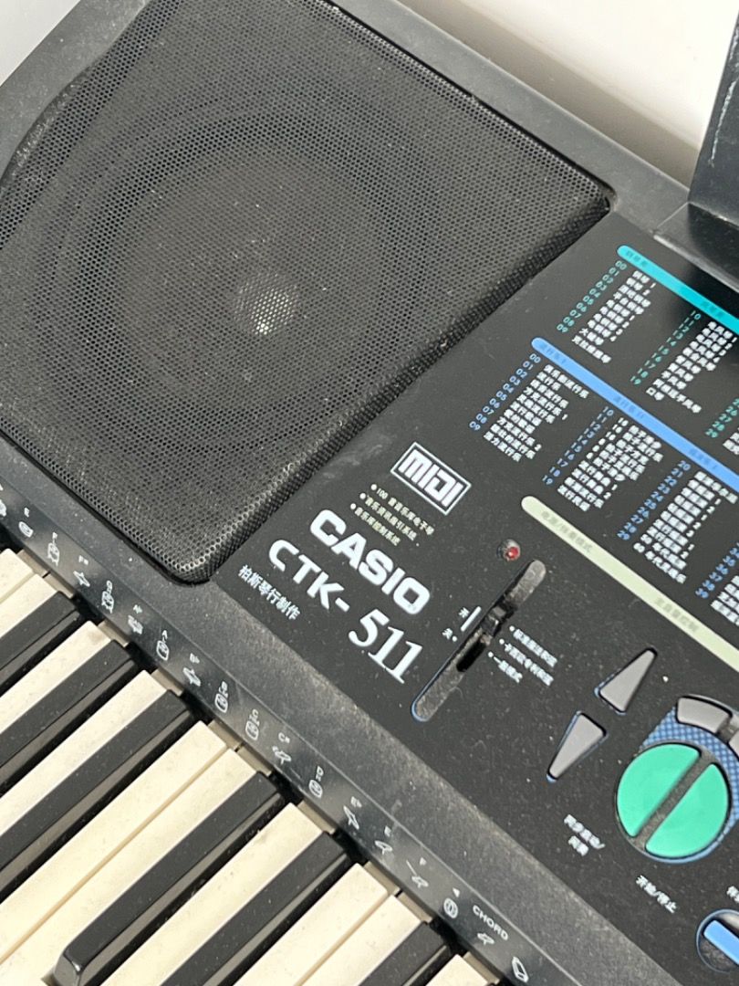 電子鋼琴 CASIO CTK- 511 Electronic Piano, 興趣及遊戲, 音樂、樂器 & 配件, 樂器 - Carousell