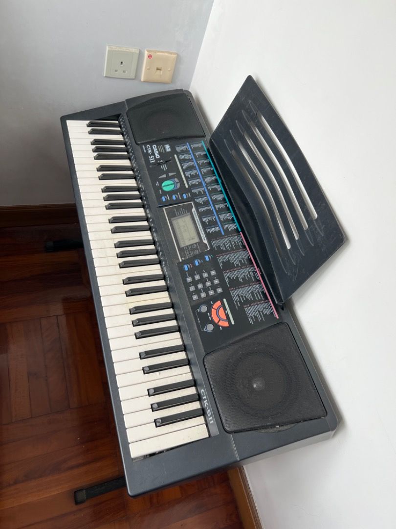 電子鋼琴 CASIO CTK- 511 Electronic Piano, 興趣及遊戲, 音樂、樂器 & 配件, 樂器 - Carousell