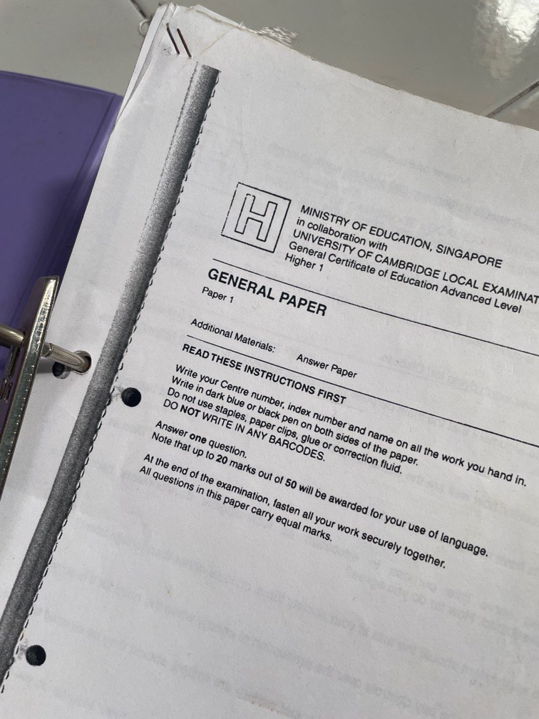 A level General Paper notes, Hobbies & Toys, Books & Magazines ...