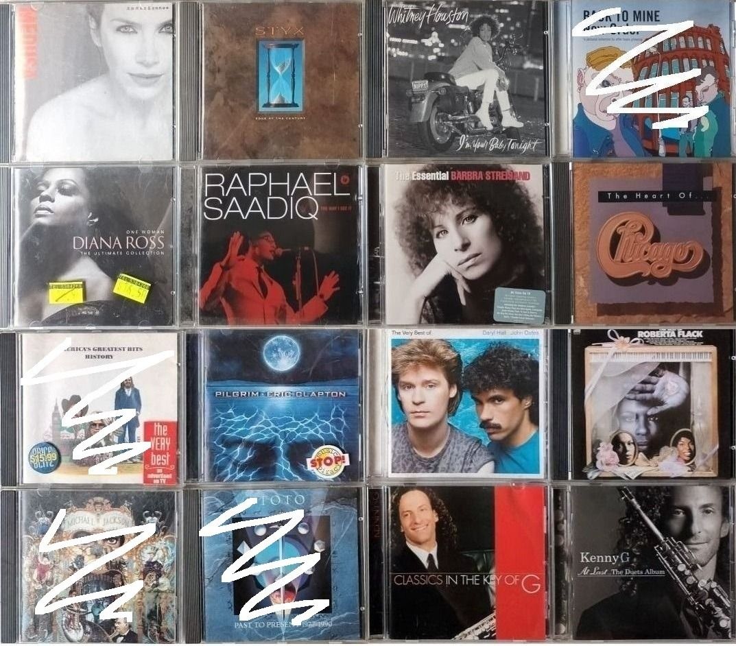 AB. 70s 80s pop rock cds ultravox john denver madonna carpenters stevie nicks celine dion george ...