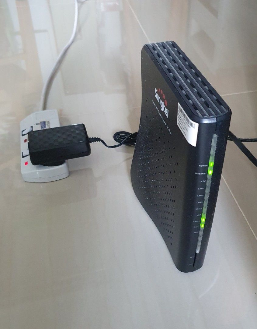 AC power Adapter 12V for Singtel Wifi Router, Modem, Media Player ...