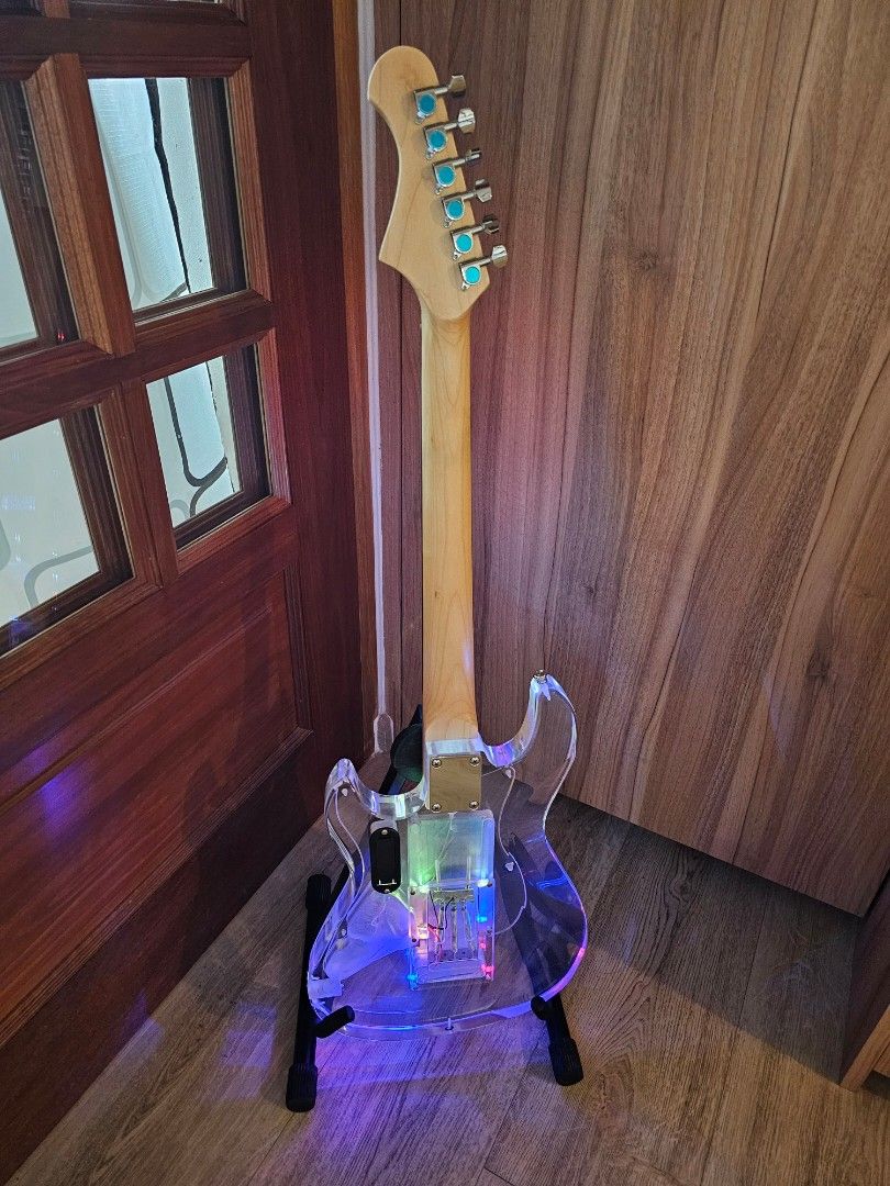 Acepro Led transparent Electric guitar, Hobbies & Toys, Music & Media ...