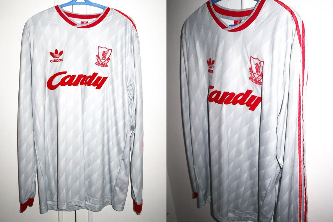 adidas liverpool candy jersey, Men's Fashion, Activewear on Carousell