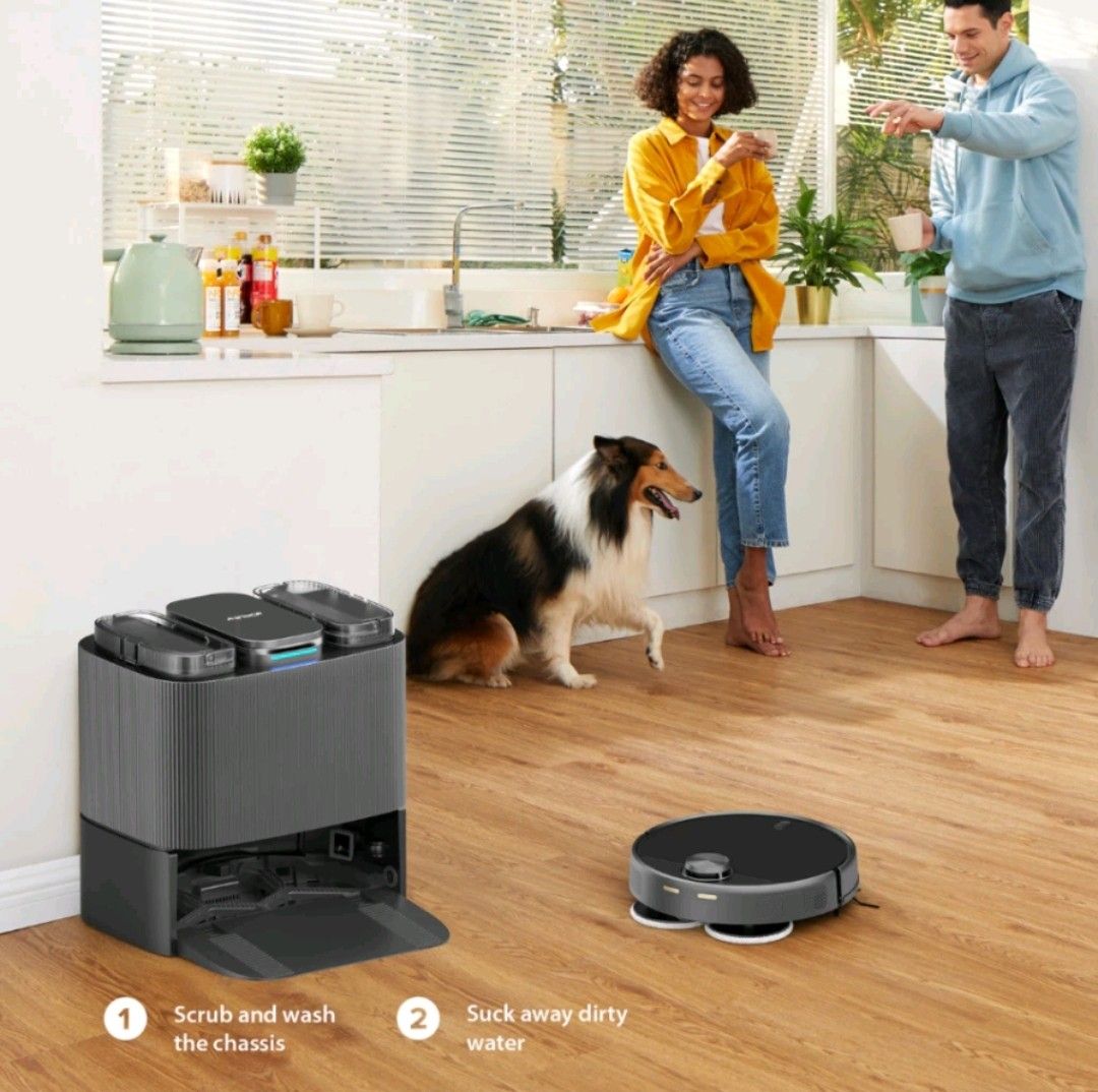 Airbot Robotic Vacuum Pro Ultra L108S , 8000Pa, TV & Home Appliances, Vacuum Cleaner ...