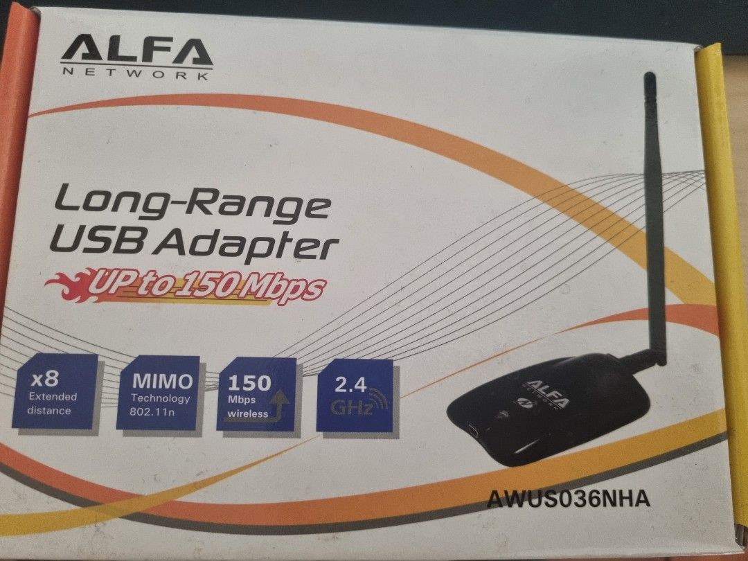 ALFA wifi adaptor AWUS036NHA, Computers & Tech, Parts & Accessories, Networking on Carousell