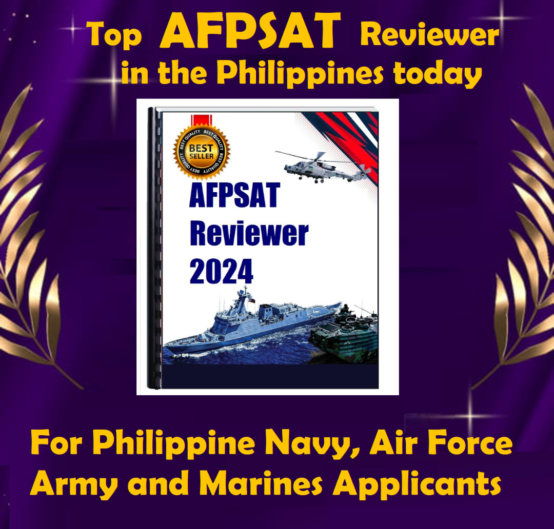 Armed Forces Service Aptitude Test AFPSAT Reviewer 2024, Hobbies & Toys ...