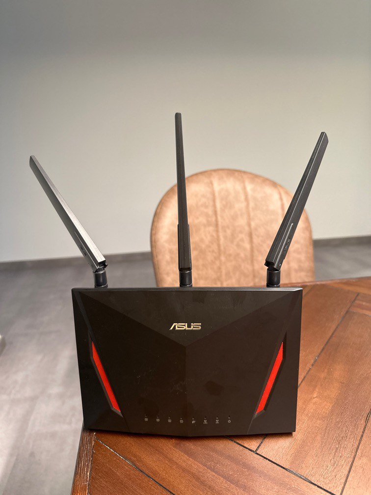 ASUS Router RT-AC86U - mesh, Computers & Tech, Parts & Accessories, Networking on Carousell