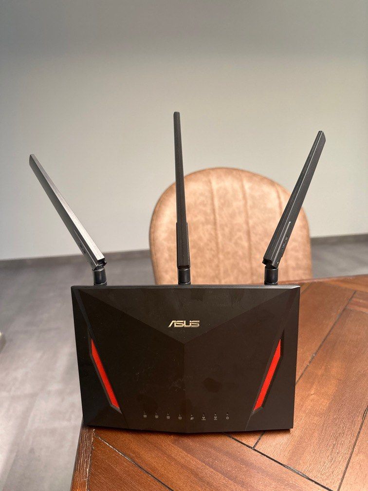 ASUS Router RT-AC86U - mesh, Computers & Tech, Parts & Accessories, Networking on Carousell