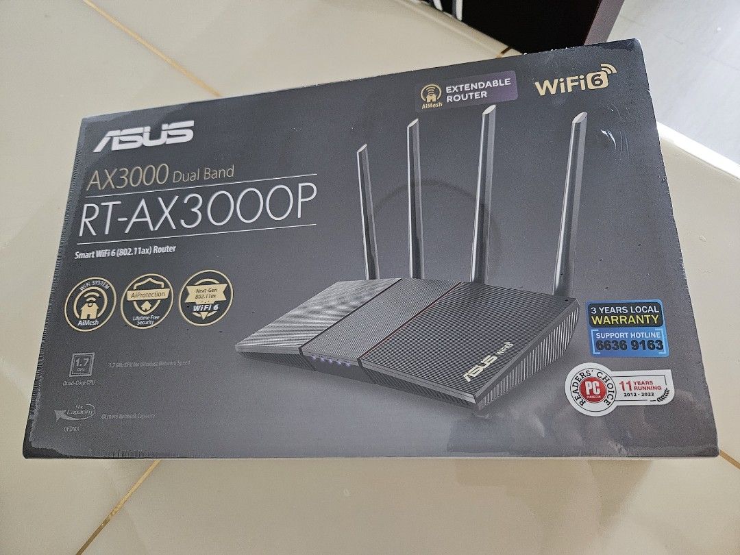 ASUS RT-AX3000P Router, Computers & Tech, Parts & Accessories ...