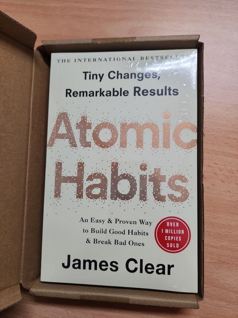 Atomic Habits hardcopy book, Hobbies & Toys, Books & Magazines, Fiction ...