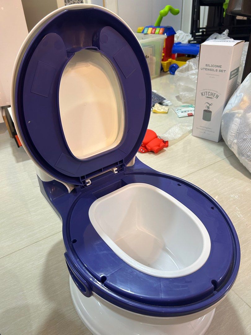 Baby Mini Toilet Potty (Blue), Babies & Kids, Bathing & Changing, Other ...