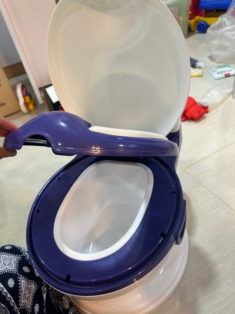 Baby Mini Toilet Potty (Blue), Babies & Kids, Bathing & Changing, Other ...