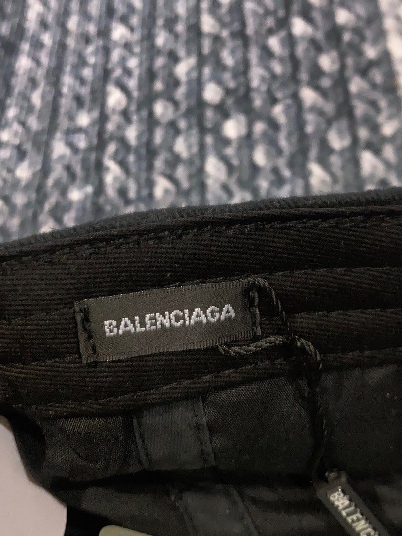 Balenciaga Big Logo Ruined Hat, Men's Fashion, Watches & Accessories ...