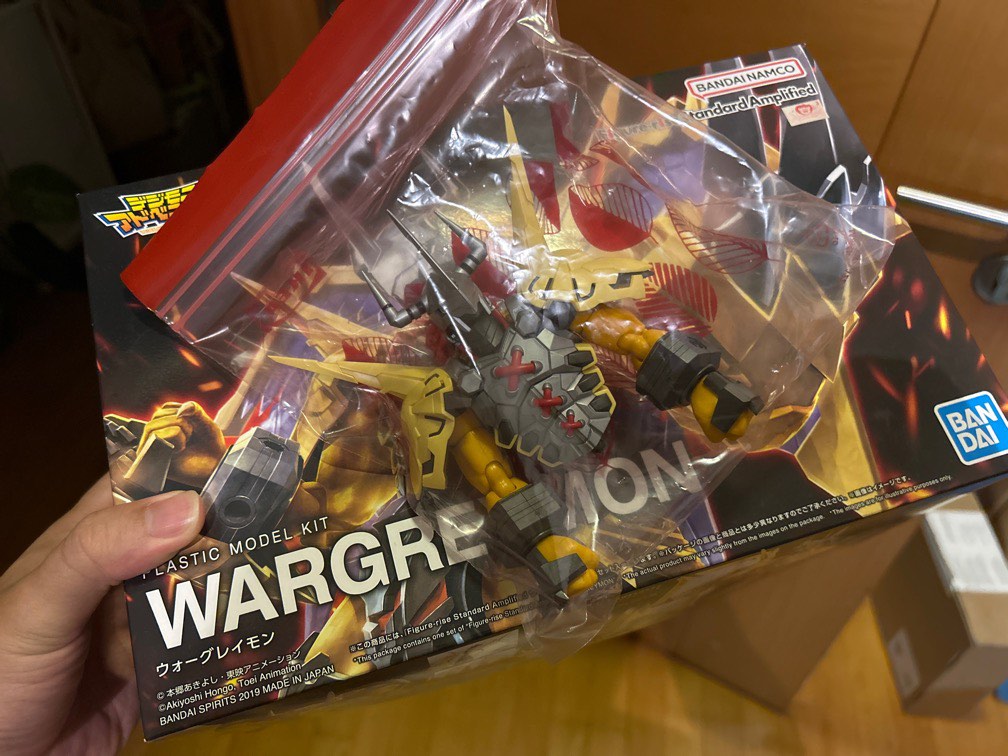 (SEMI-BUILT) BANDAI Digimon Model FIGURE-RISE STANDARD WARGREYMON ...