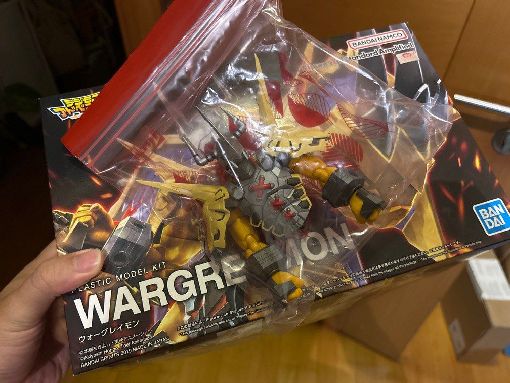 (SEMI-BUILT) BANDAI Digimon Model FIGURE-RISE STANDARD WARGREYMON ...