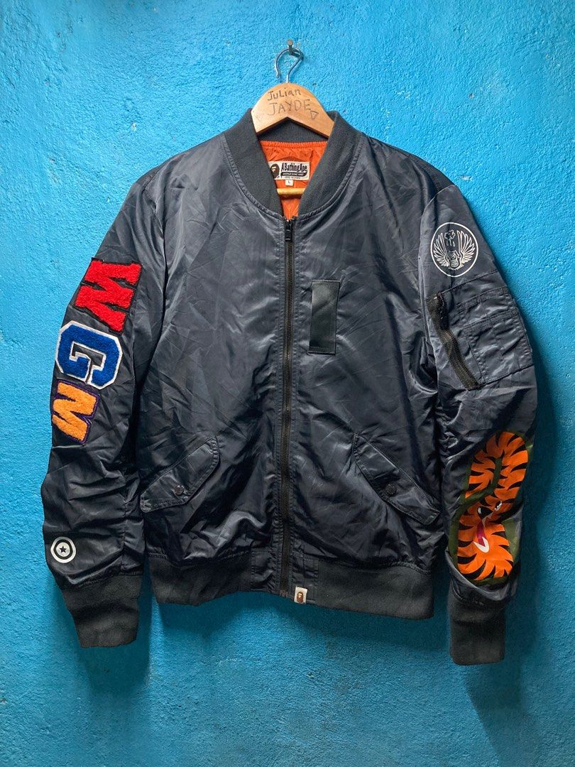 Bape bomber jacket, Men's Fashion, Coats, Jackets and Outerwear on ...
