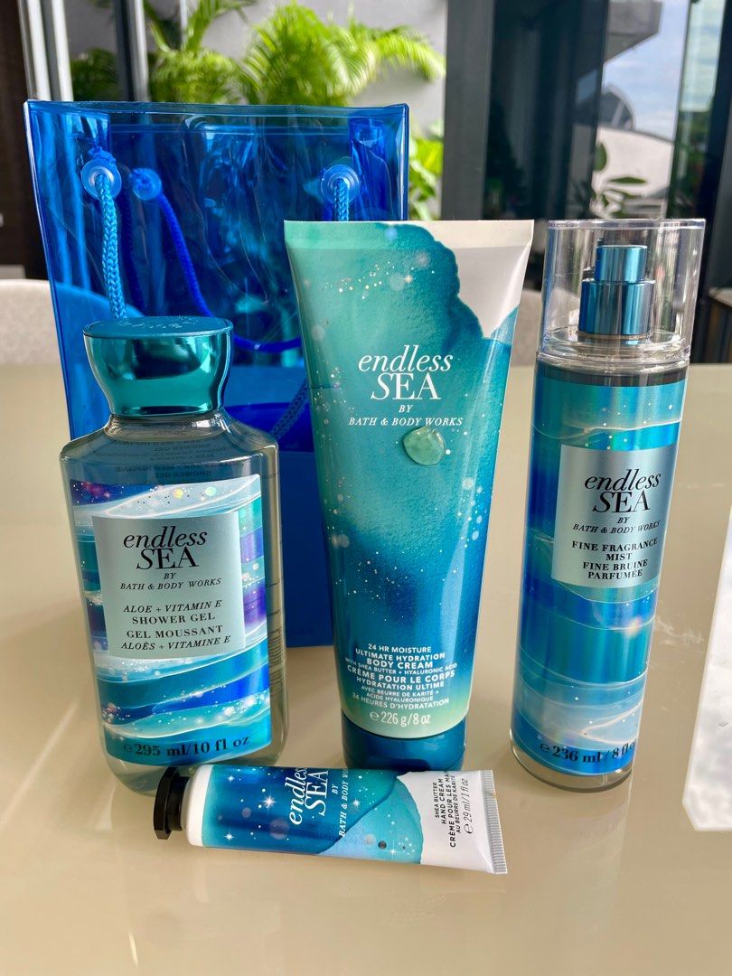 Bath & Body Works Endless Sea Gift Set, Beauty & Personal Care, Bath & Body, Bath on Carousell