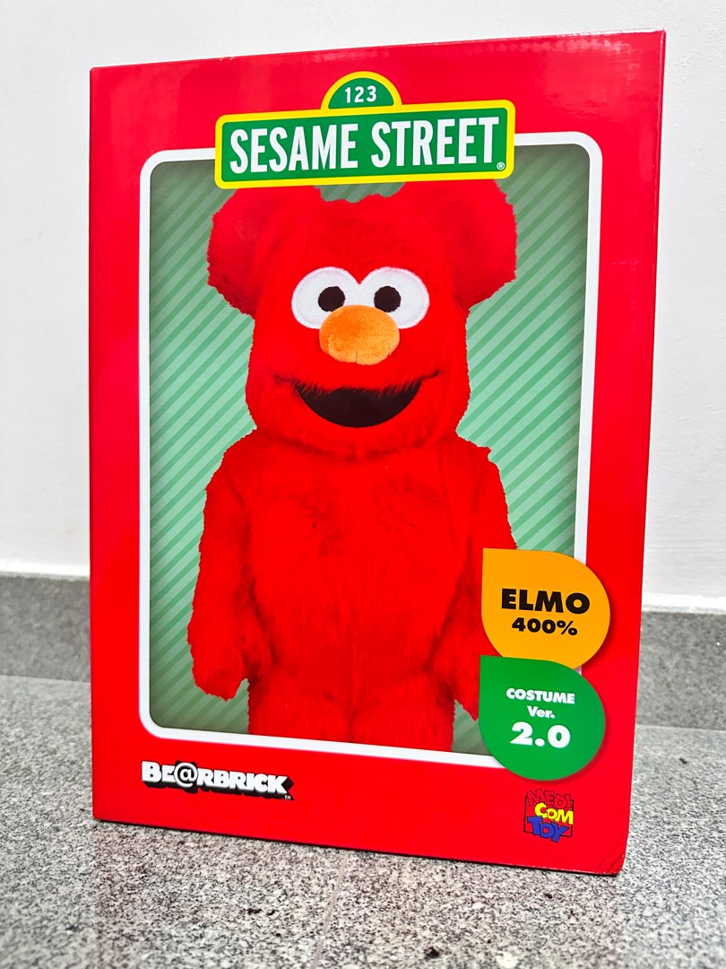 Bearbrick Elmo 400% V2, Hobbies & Toys, Toys & Games on Carousell