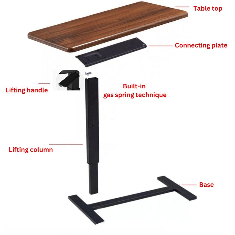 BedSide Mobile Table / Standing Computer Table / Desk / Coffee Table ...