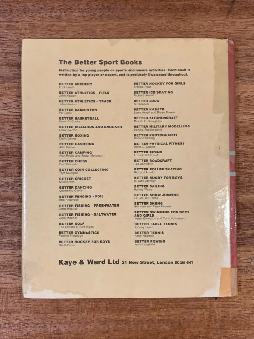 (vintage)Better BADMINTON : The Key to Improved Playing book by Pat ...