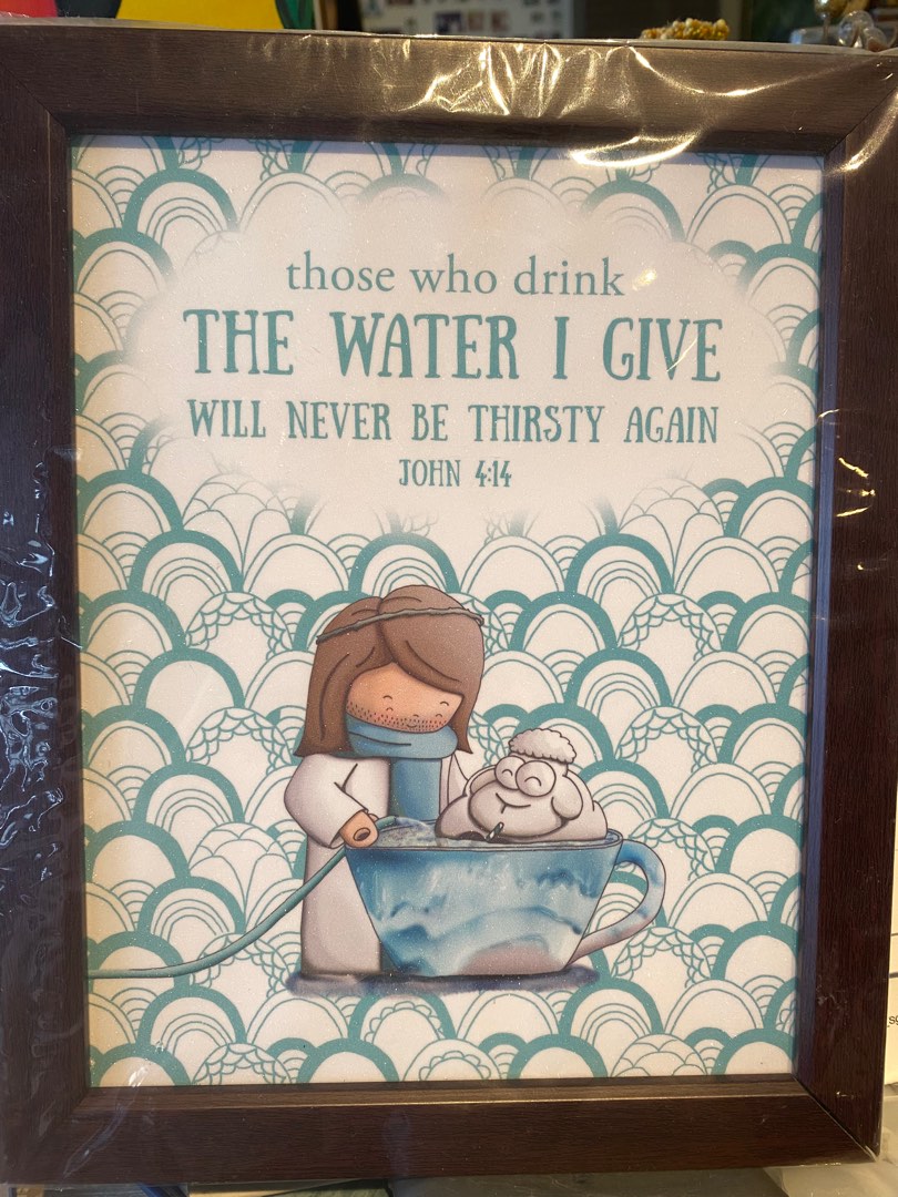 Bible verse picture frame, Furniture & Home Living, Home Decor, Frames ...