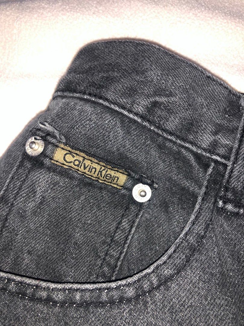 Black Maong Jeans, Women's Fashion, Bottoms, Jeans on Carousell