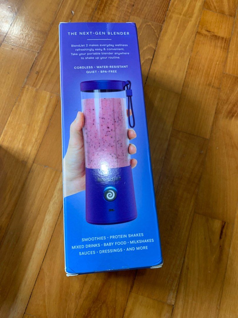 Blendjet 2 portable blender with orbiter drinking lid, TV & Home ...