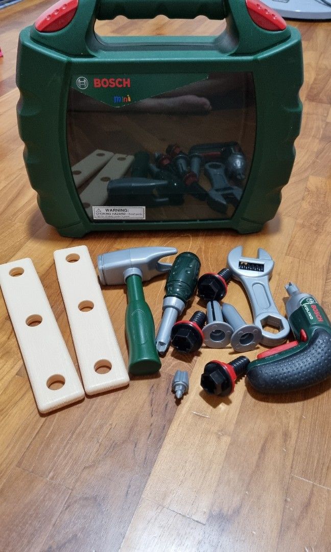 BOSCH mini tool set toy, Hobbies & Toys, Toys & Games on Carousell