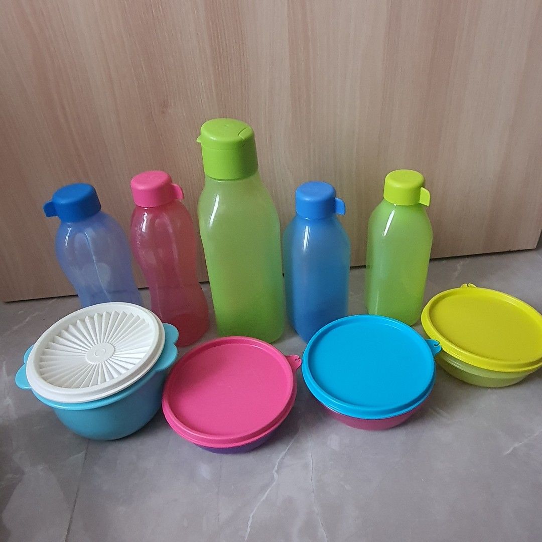 TAKE ALL Botol Tupperware Tempat Makan Tupperware Kotak makan ...